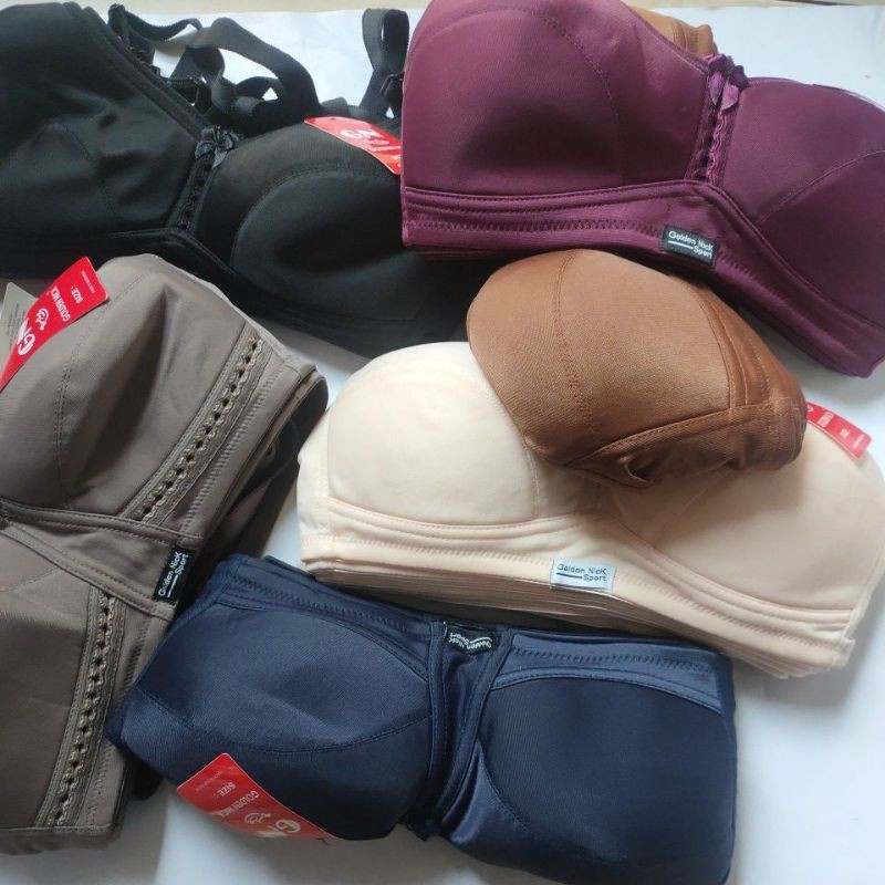 Jual 2 PCS | ORIGINAL BH GOLDEN NICK BH Sport Bra Golden Nick tanpa busa tanpa kawat | Shopee ...