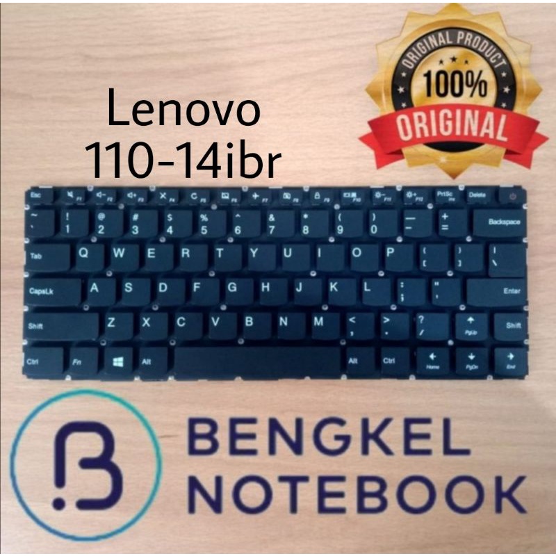 Jual Keyboard Lenovo Ideapad 110-14IBR 110-14AST 310-14ISK Soket Tengah ...