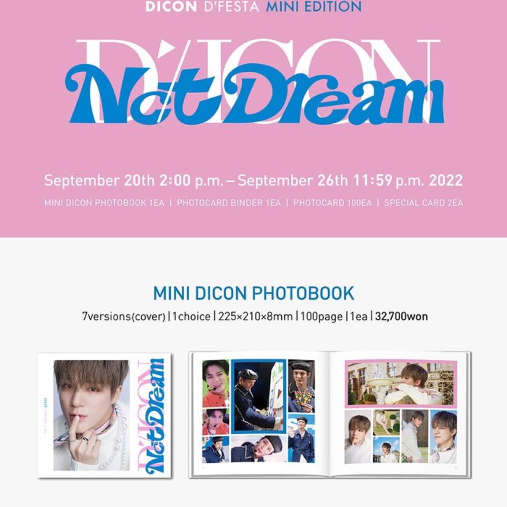 Jual SHARING DICON DFESTA 102 NCT DREAM NCT 127 | Shopee Indonesia