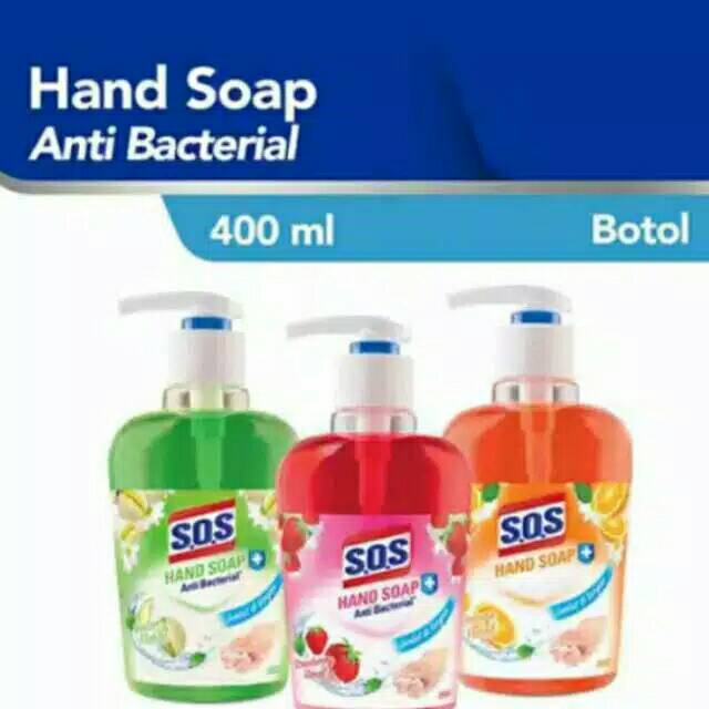 Jual SOS HANDWASH PUMP 400ml | Shopee Indonesia