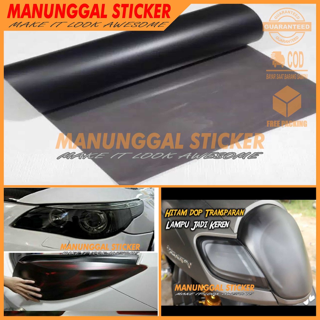Jual Sticker Skotlet lampu hybrid smoke hitam dof transparan untuk ...