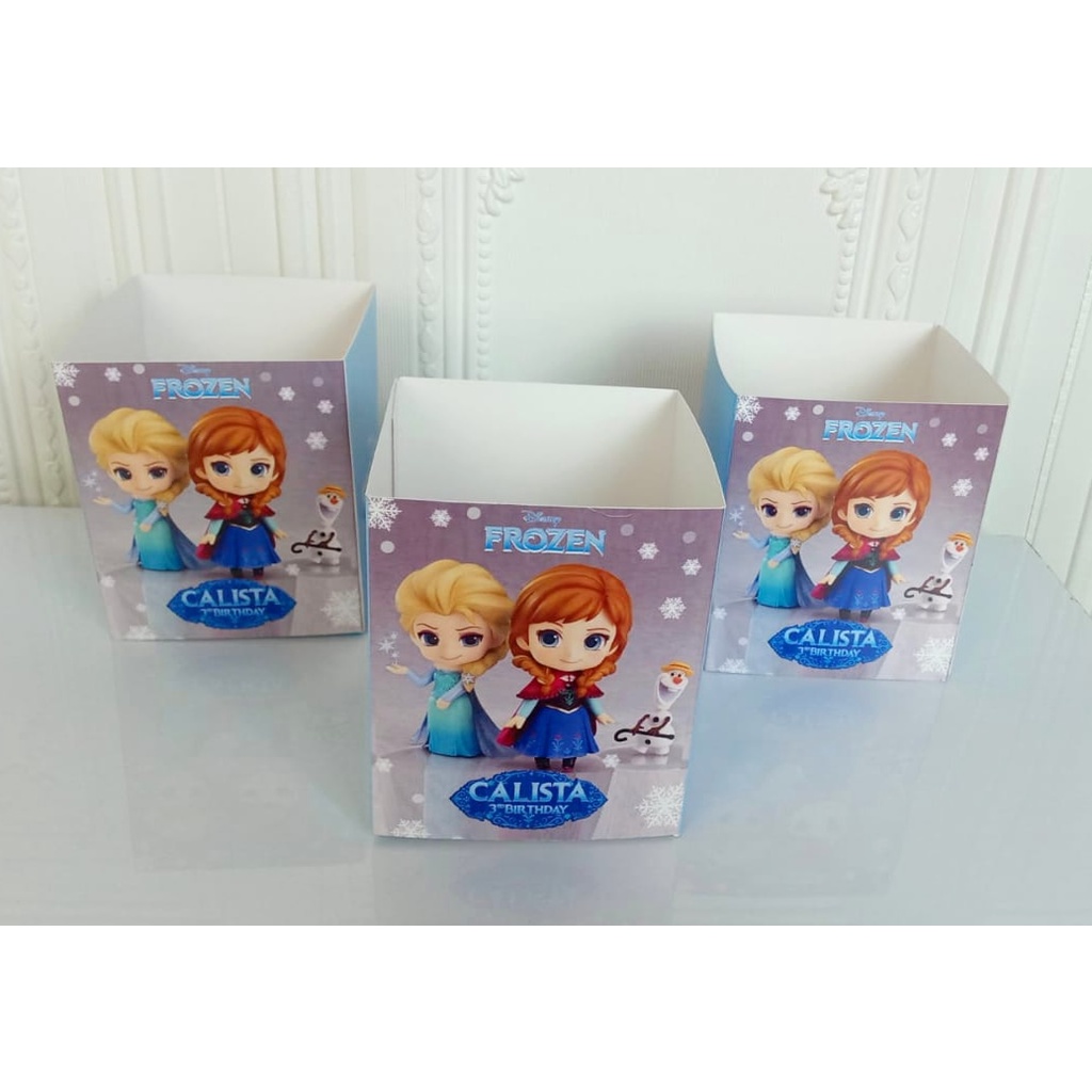 Jual popcorn box frozen / wadah popcorn frozen / popcorn box custom ...