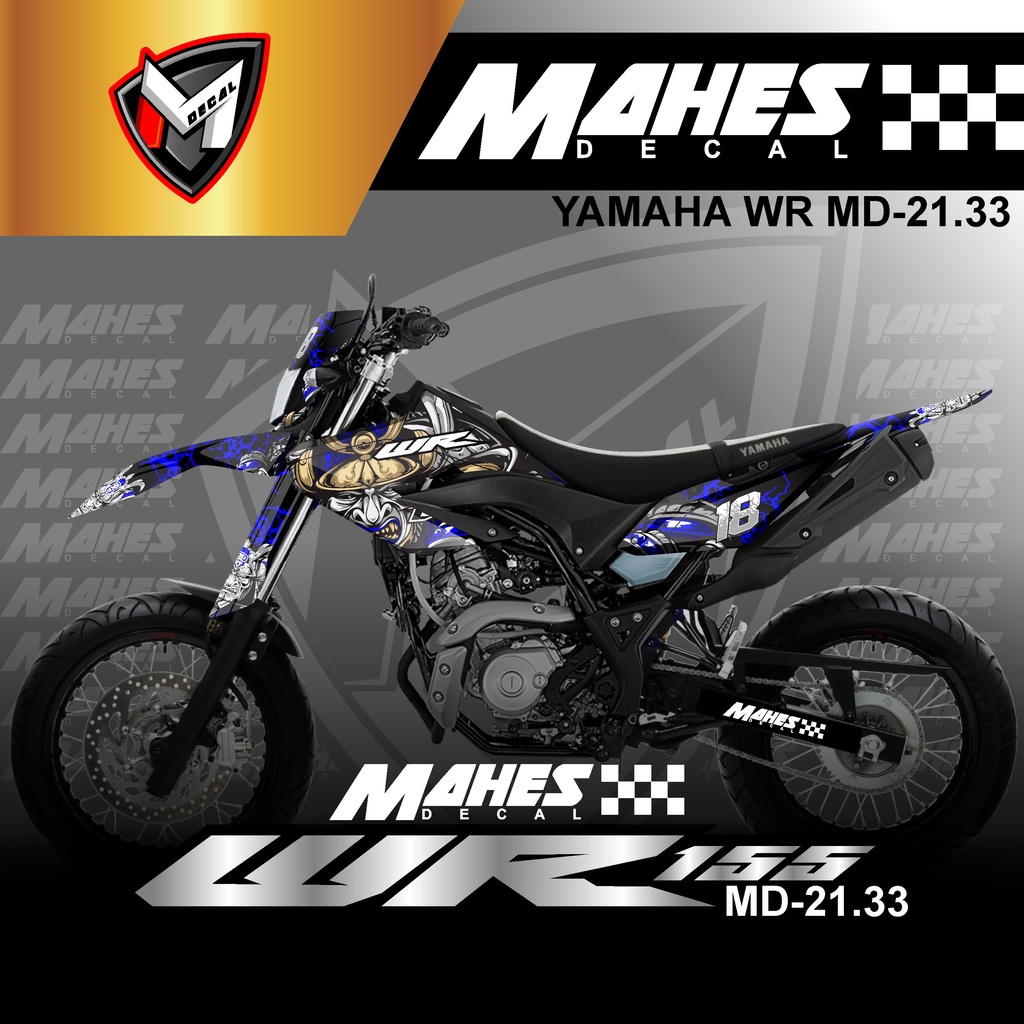 Jual Decal Sticker Motor Cross Yamaha WR155 Fullbody - Dekal Stiker ...