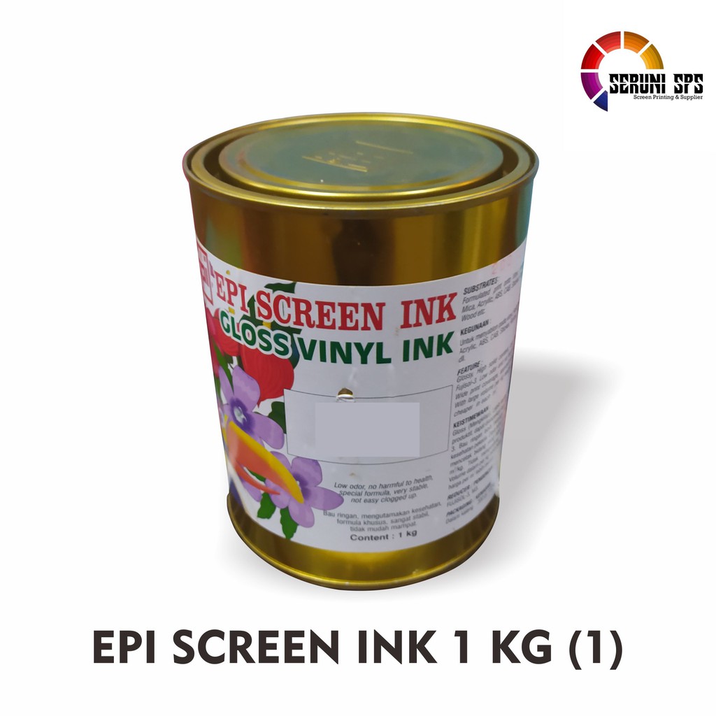 Jual Vinyl Epi Screen Ink / Cat PVC (Oil Base) - Sablon / Kuas 1 KG ...