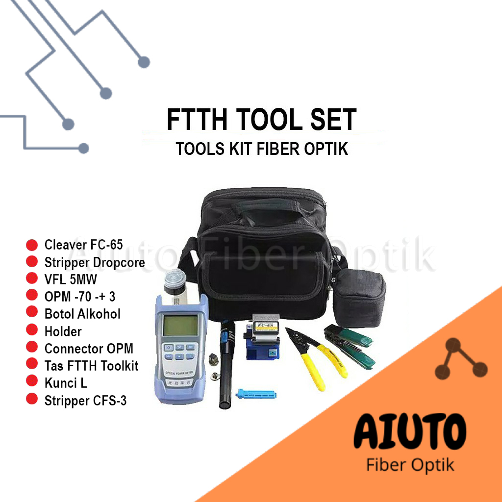 Jual Toolkit FTTH/ FTTH Tool Set Alat Kerja Fiber Optik | Shopee Indonesia