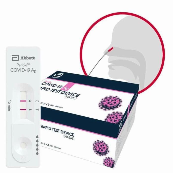 Jual Antigen Alat Test Swab Antigen/ Swab Hidung Abbott Bioquick Nasal ...