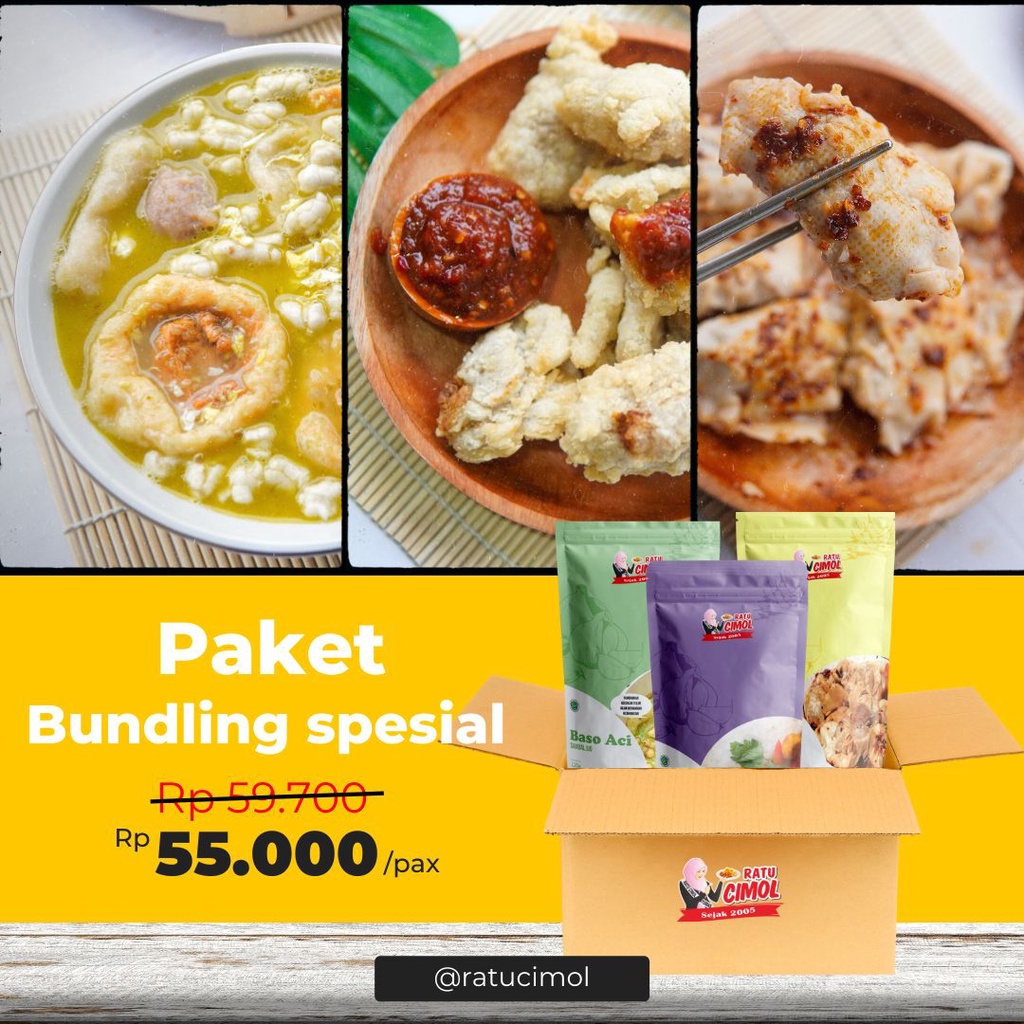 Jual paket bundling cireng, pangsit, baso aci (lebih hemat) | Shopee ...