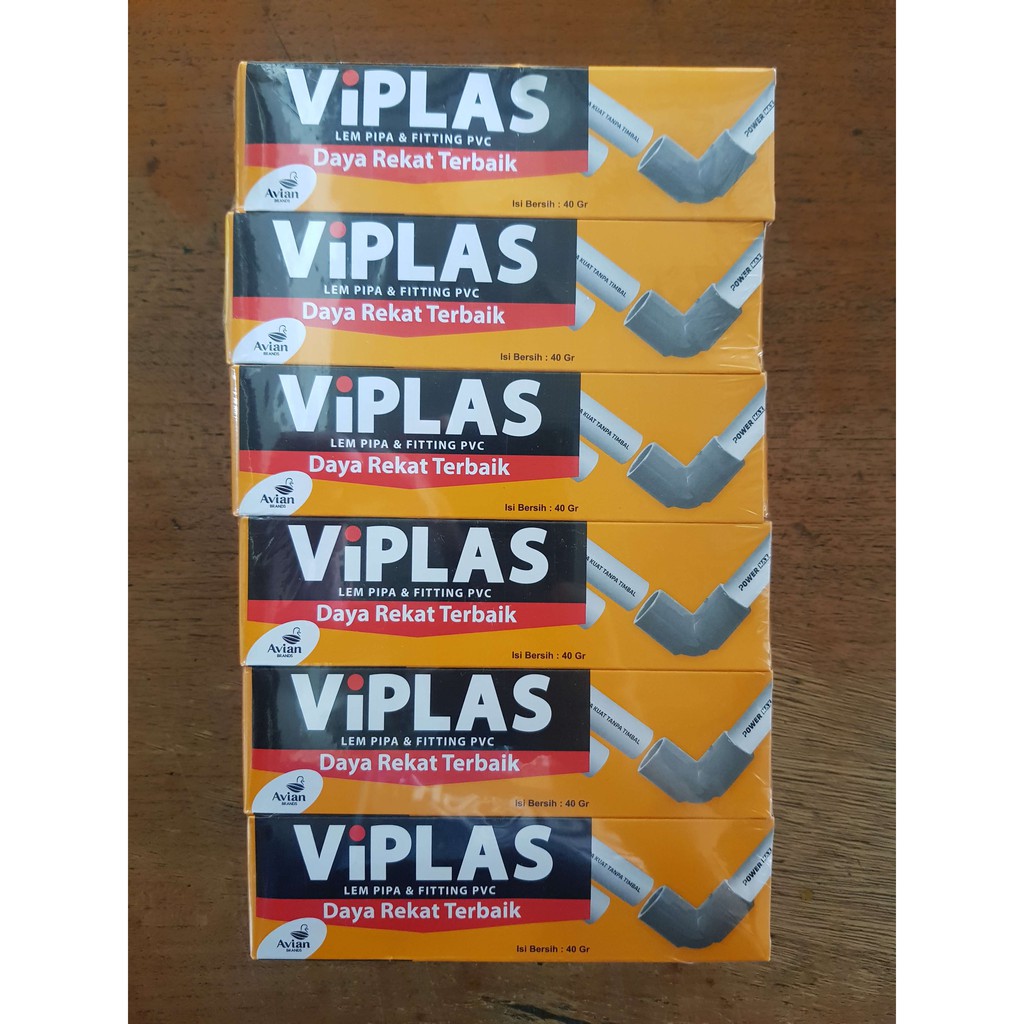 Jual Lem Pipa Paralon PVC VIPLAS AVIAN Tube/ Lem Pralon Air Odol 40 ...