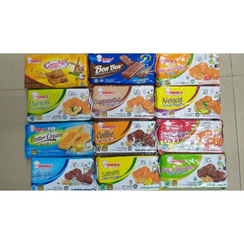 Jual UNIBIS biskuit BISA COD , unibis cream variant lengkap | Shopee ...