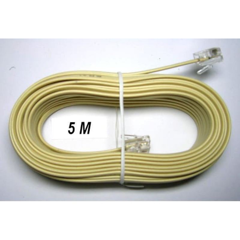 Jual Kabel line Telepon Panjang 5 mtr | Shopee Indonesia