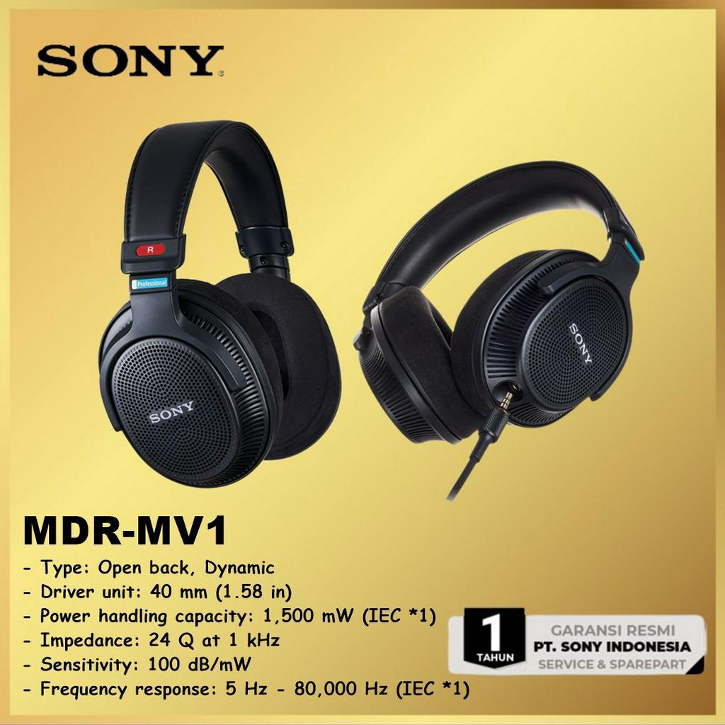 Jual Sony MDR-MV1 Headphone Studio Monitor Open Back Headset 6.3mm MV 1 | Shopee Indonesia