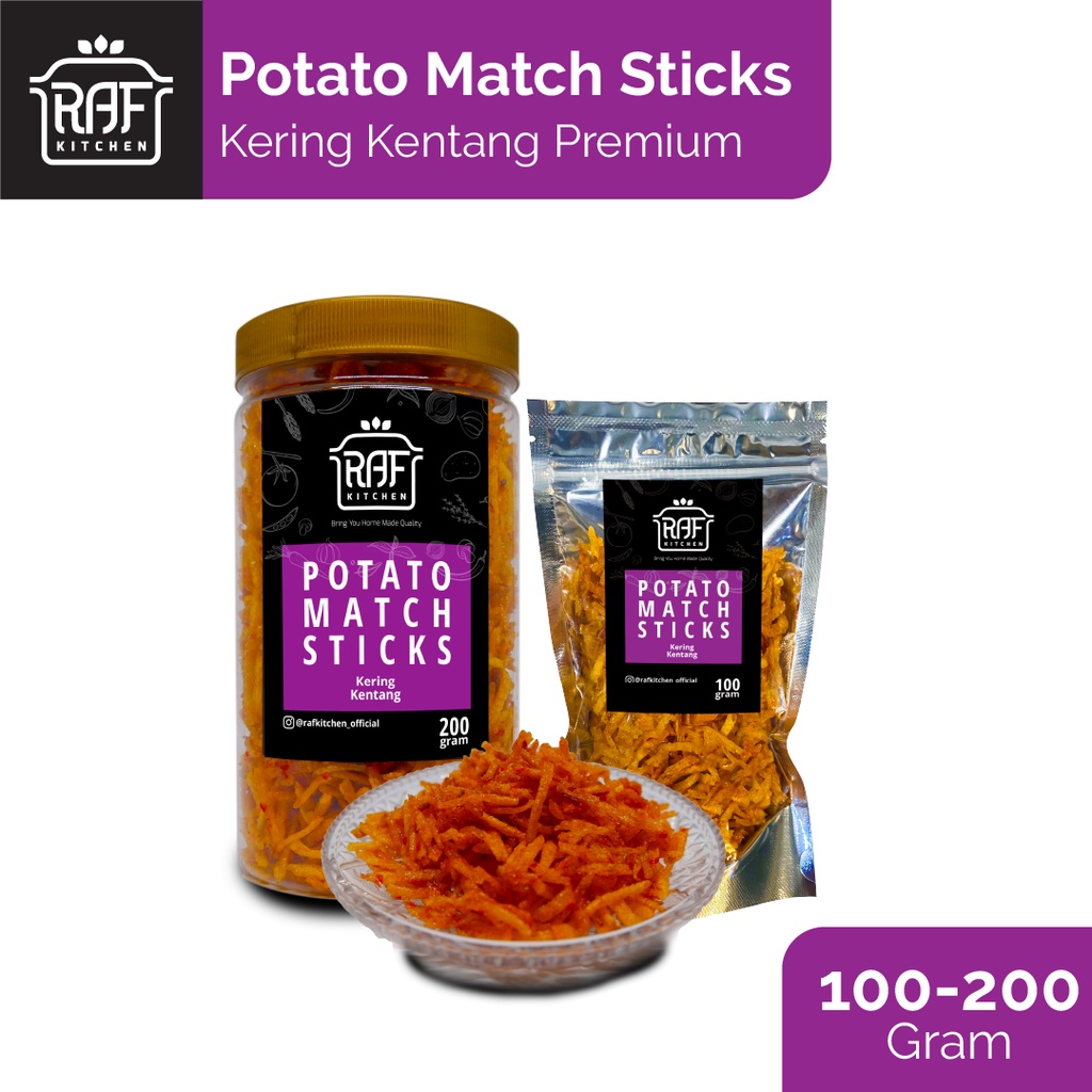 Jual Potato Match Sticks / Kering Kentang by RAF Kitchen | Shopee Indonesia