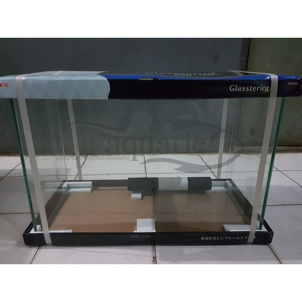 Jual AQUARIUM GEX GLASSTERIOR 600 UK. 60X30X40 CM | Shopee Indonesia