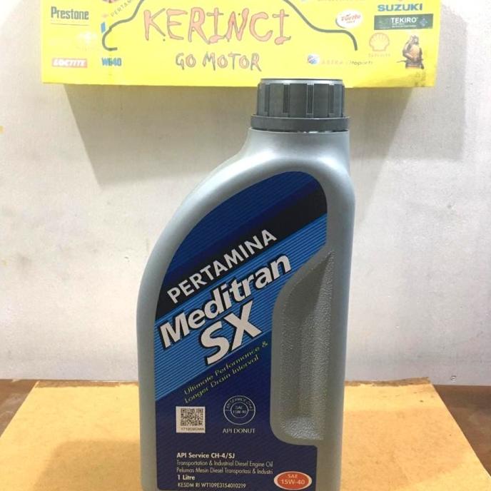 Jual Oli Meditran Sx 15W-40 1L Pertamina - Oli Diesel Meditran Sx 15W ...