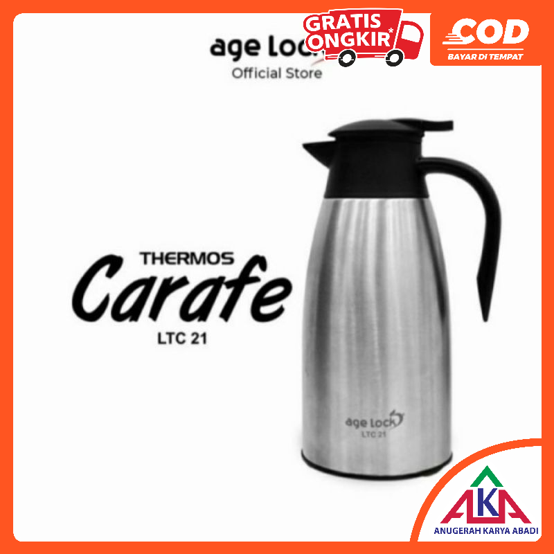Jual Age Lock Thermos Carafe LTC 21 Kapasitas 2 Lt | Shopee Indonesia