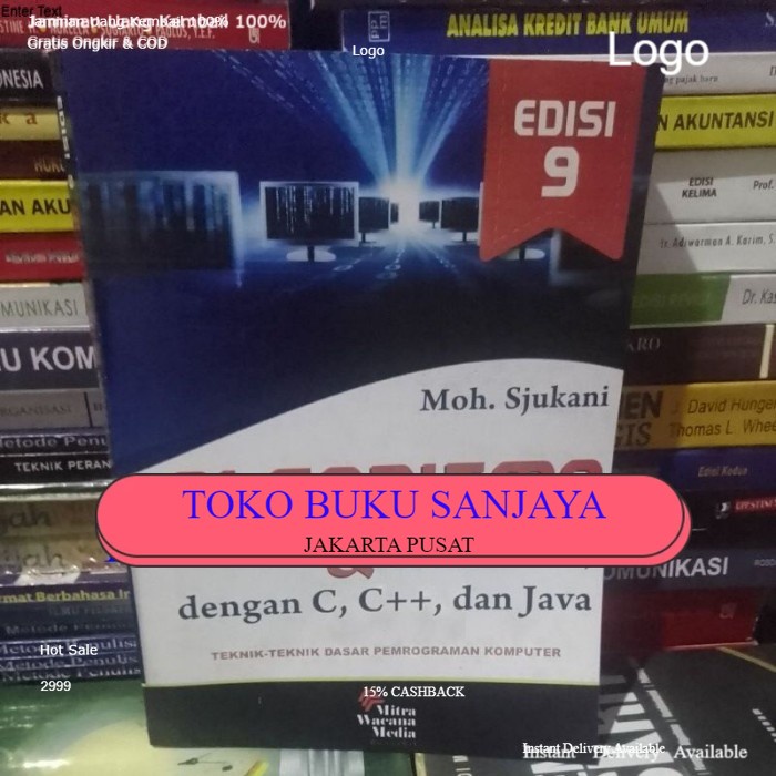Jual Algoritma (Algoritma & dan Struktur Data edisi 9 by Moh. Sjukani ...
