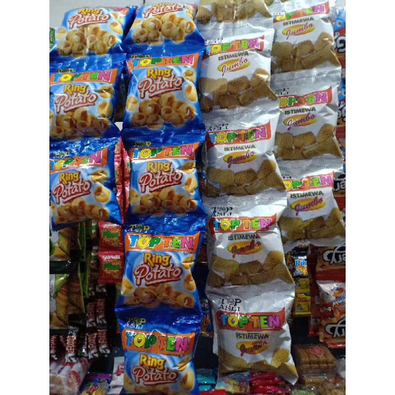 Jual TOP TEN Jumbo / TOP TEN Ring Potato (10bks) | Shopee Indonesia
