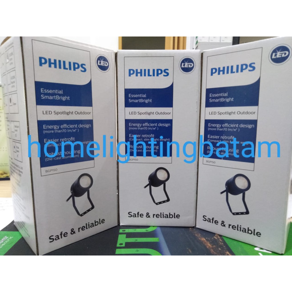 Jual Lampu Sorot LED Outdoor Philips BGP150 8 Watt Green | Shopee Indonesia