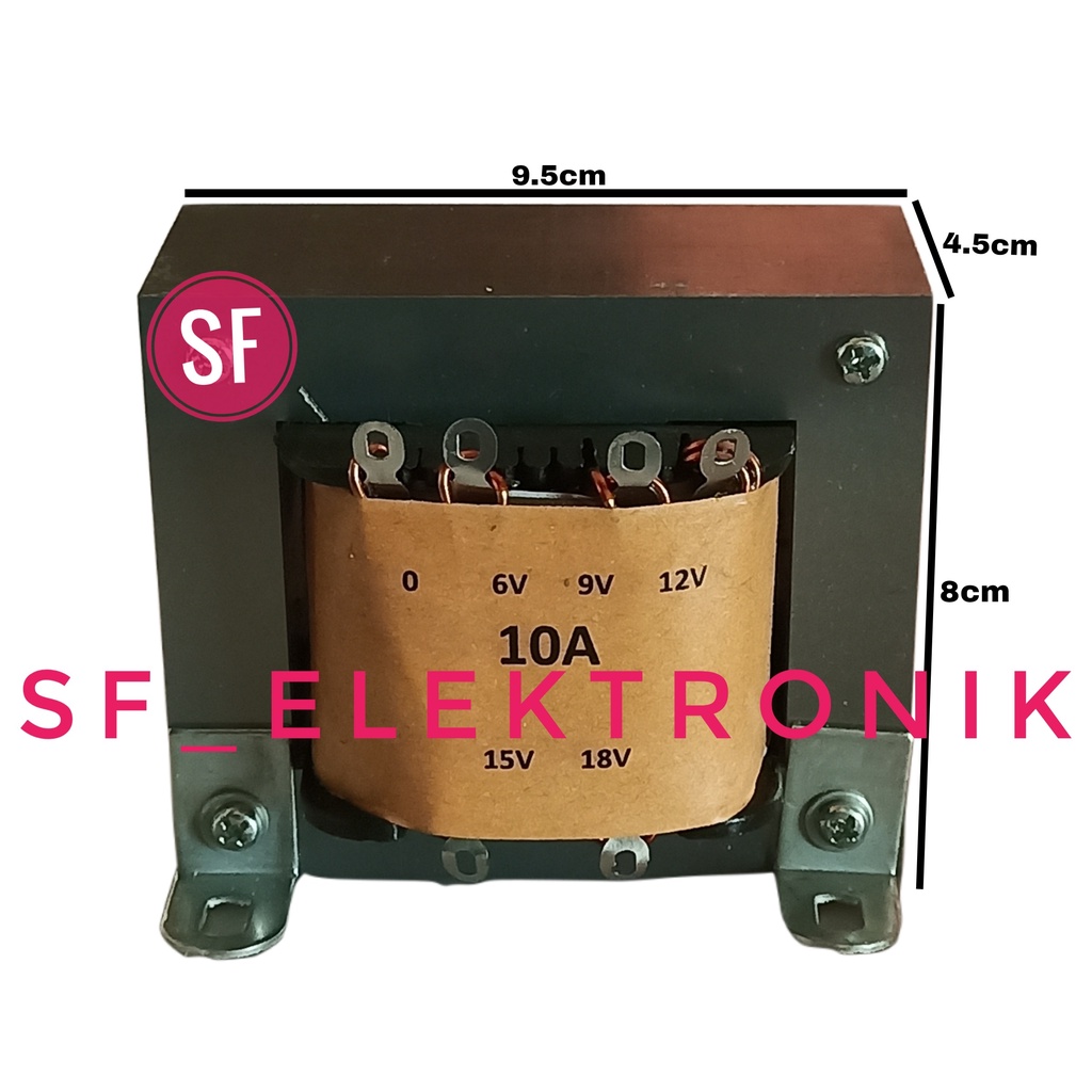 Jual Trafo Transformator 10A 0-18Volt NON CT Merk SANKEN | Shopee Indonesia