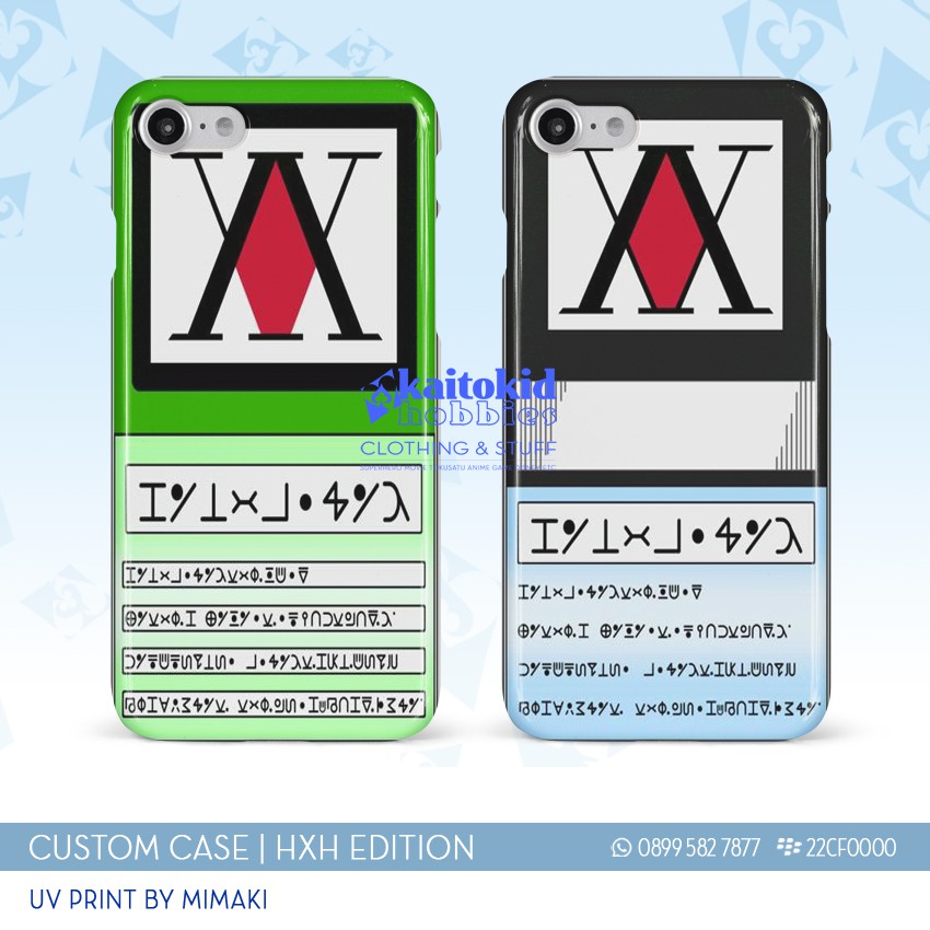 Jual Cetak Casing HP HUNTER X HUNTER HardCase Design suka suka pemesan ...
