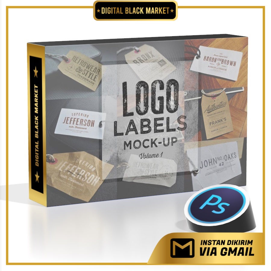 Jual 5 Close-Up Logo Mock-Ups V.1 | Shopee Indonesia