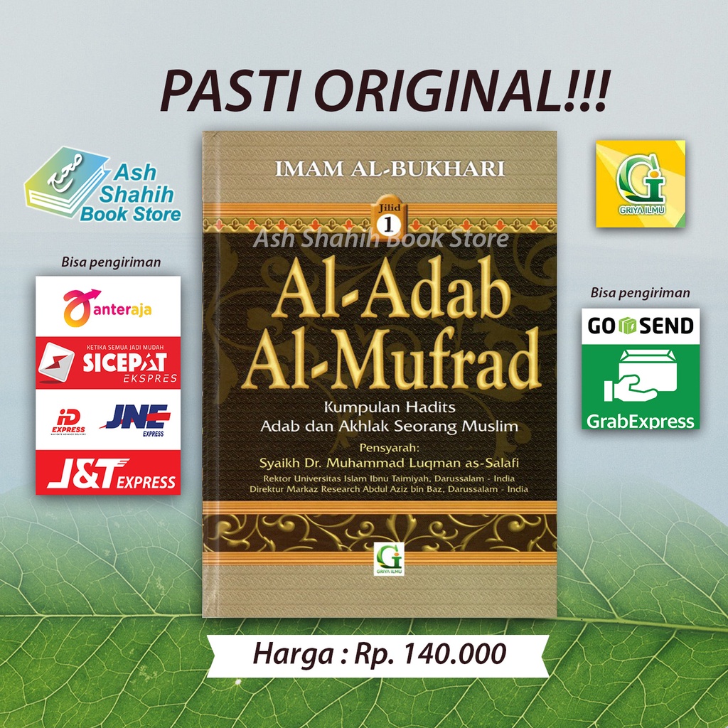 Jual Al Adab Al Mufrad Jilid 1 Original - Syarah Adabul Mufrad Jilid 1 ...