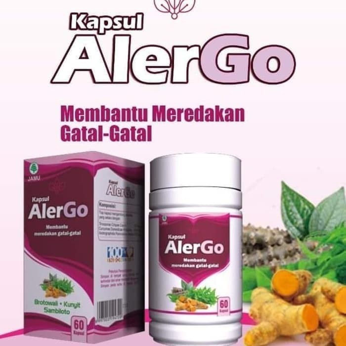 Jual Obat Kapsul Alergo Mengobati Gatal Kulit (Original) | Shopee Indonesia