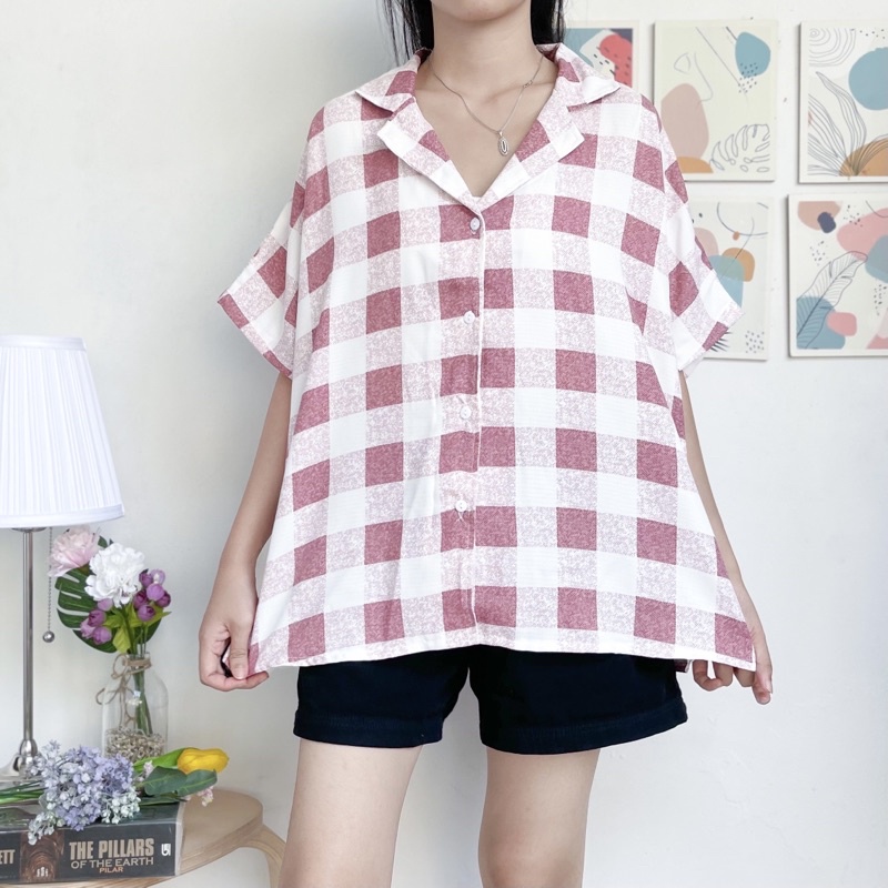 Jual Irish Tartan Pattern Kemeja | Shopee Indonesia