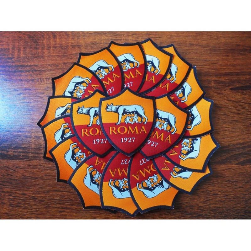 Jual PATCH EMBLEM WOVEN LOGO AS ROMA | Shopee Indonesia