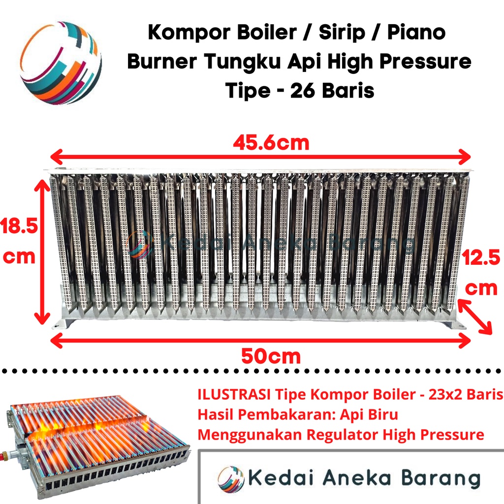 Jual Burner Kompor Stove Tungku Api Pemanas Gas LPG Boiler Oven Dryer ...