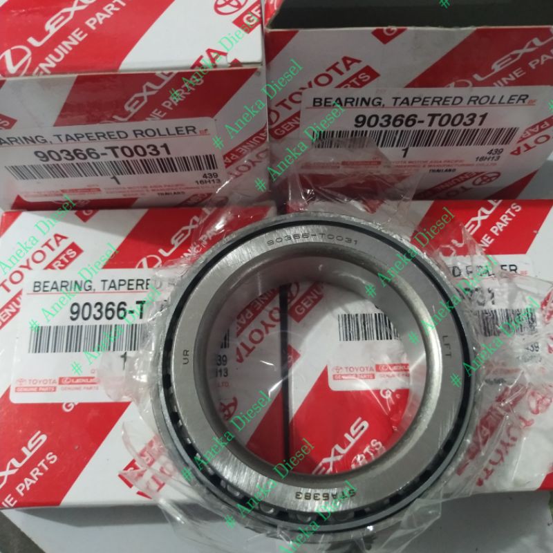 Jual bearing gardan hilux vigo hilux 2.5 hilux 3.0 90366-T0031 ORIGINAL ...