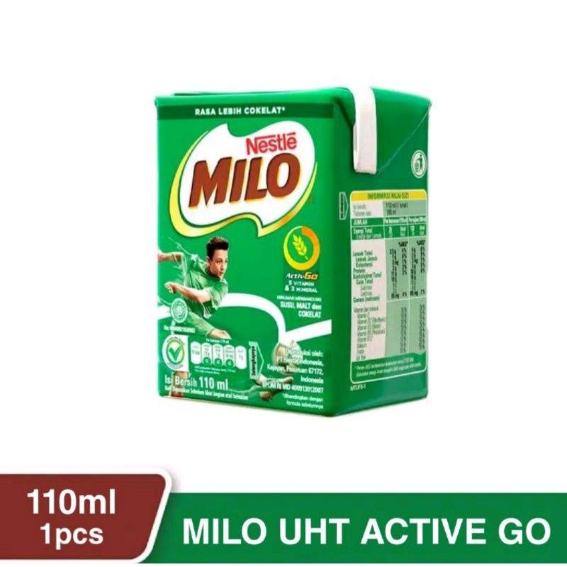 Jual Milo UHT Active Go 110 ml | Shopee Indonesia