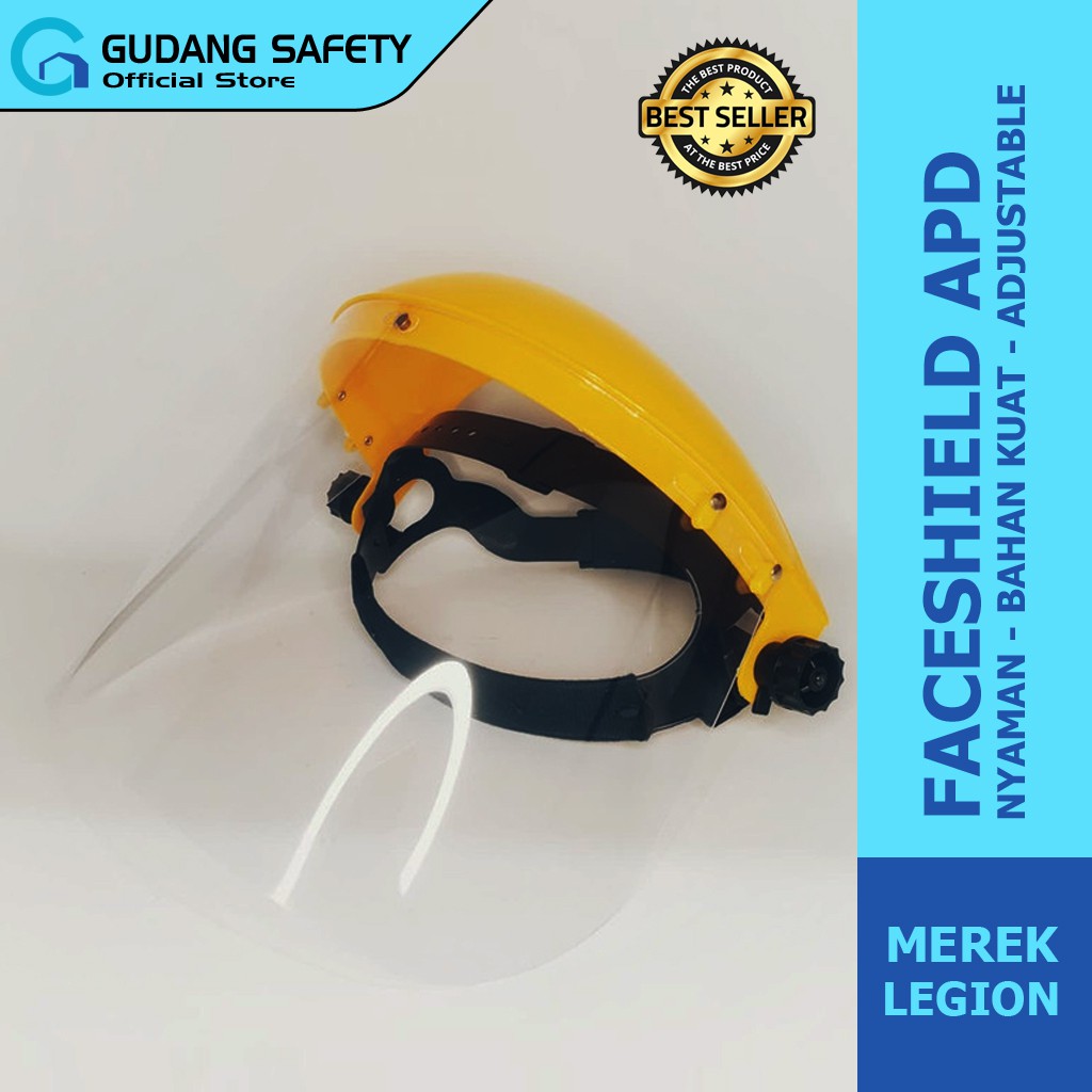 Jual FACE SHIELD APD FULL FACE VISOR WELDING MEREK LEGION | Shopee ...