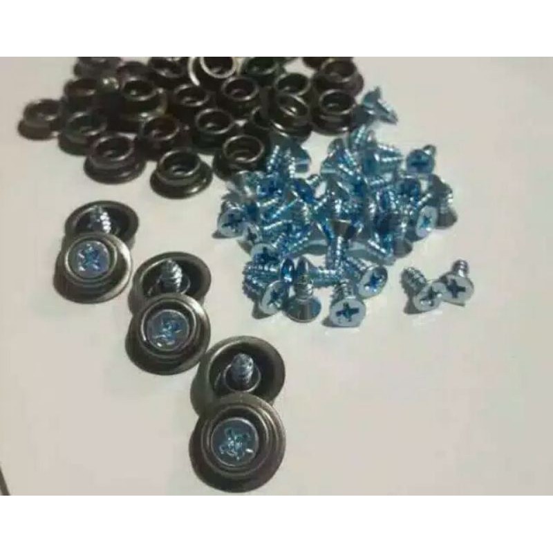 Jual BAUT KANCING HELM BOGO GROSIR 200 PASANG KANCING SEKRUP (bisa COD ...