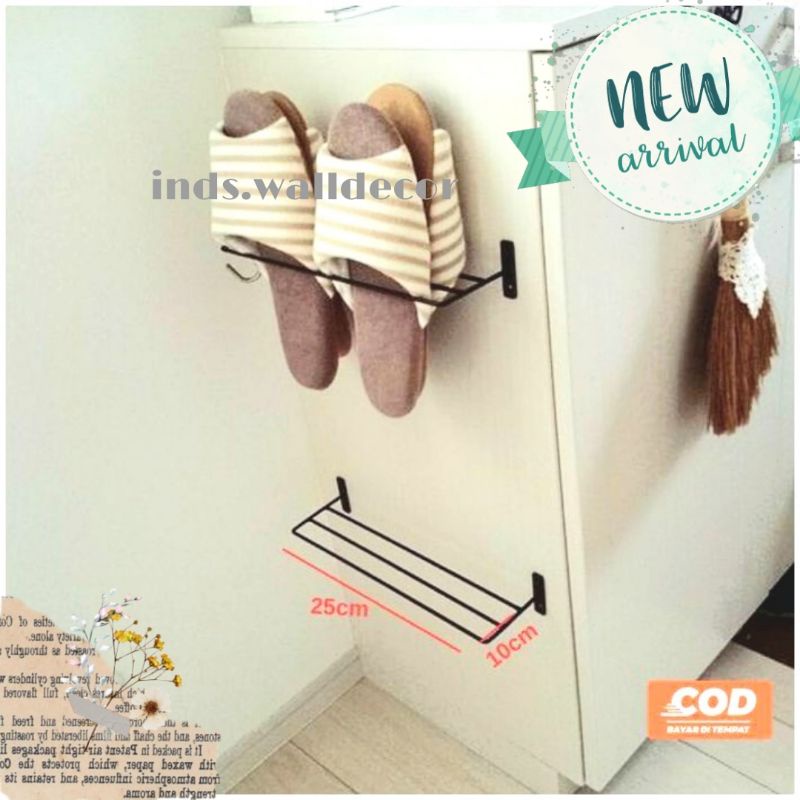 Jual [Rak Sandal] - Gantungan Rak Sandal Sepatu Besi Serbaguna Murah ...