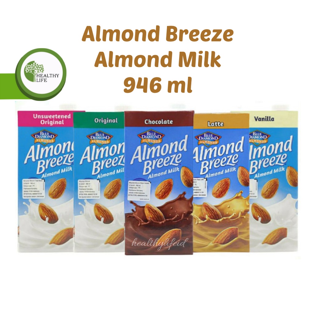 Jual PROMO! Blue Diamond Almond Breeze Almond Milk 946ml | Shopee Indonesia