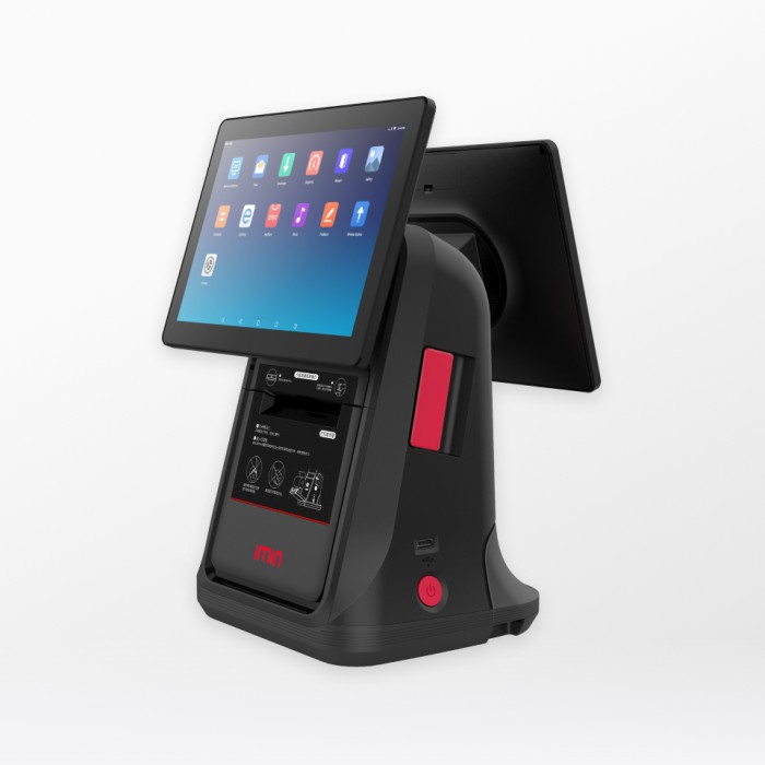 Jual Mesin Kasir Pos Touch Screen Imin D4 502 Dual Display Android