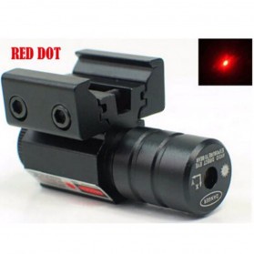 Jual TaffLED Tactical Red Dot Laser Gun Picatinny Mount Airsoft Rifle - HJ11 - Black | Shopee ...