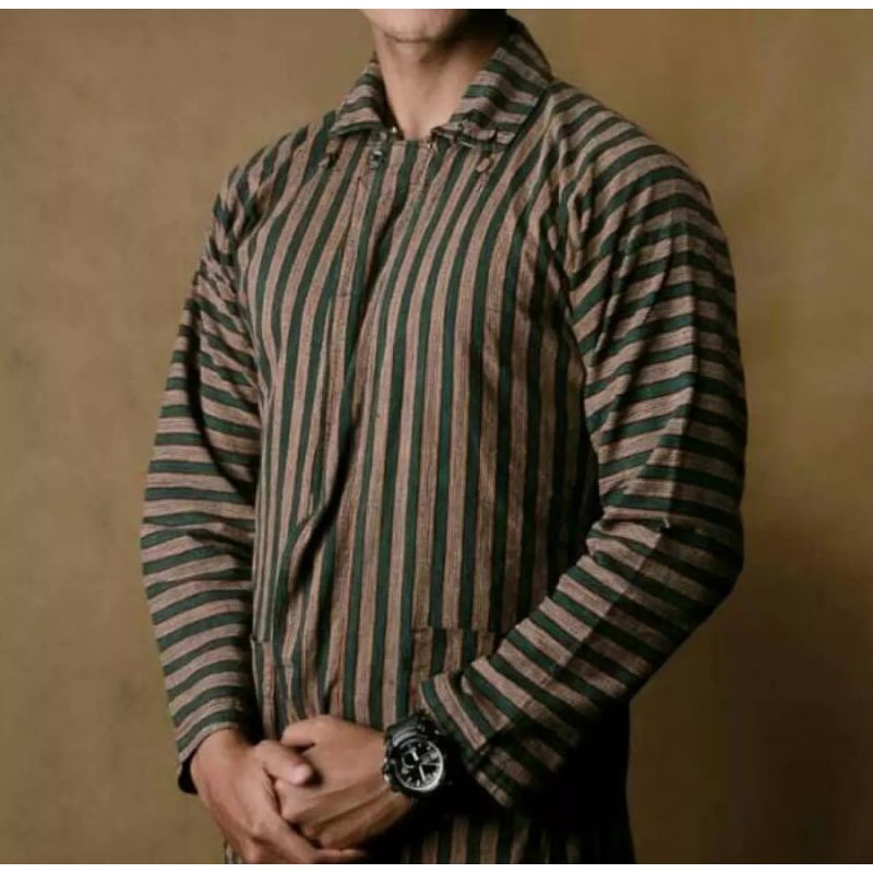 Jual Baju Surjan Tenun Lurik (Pakaian Tradisional Adat Jawa) | Shopee Indonesia