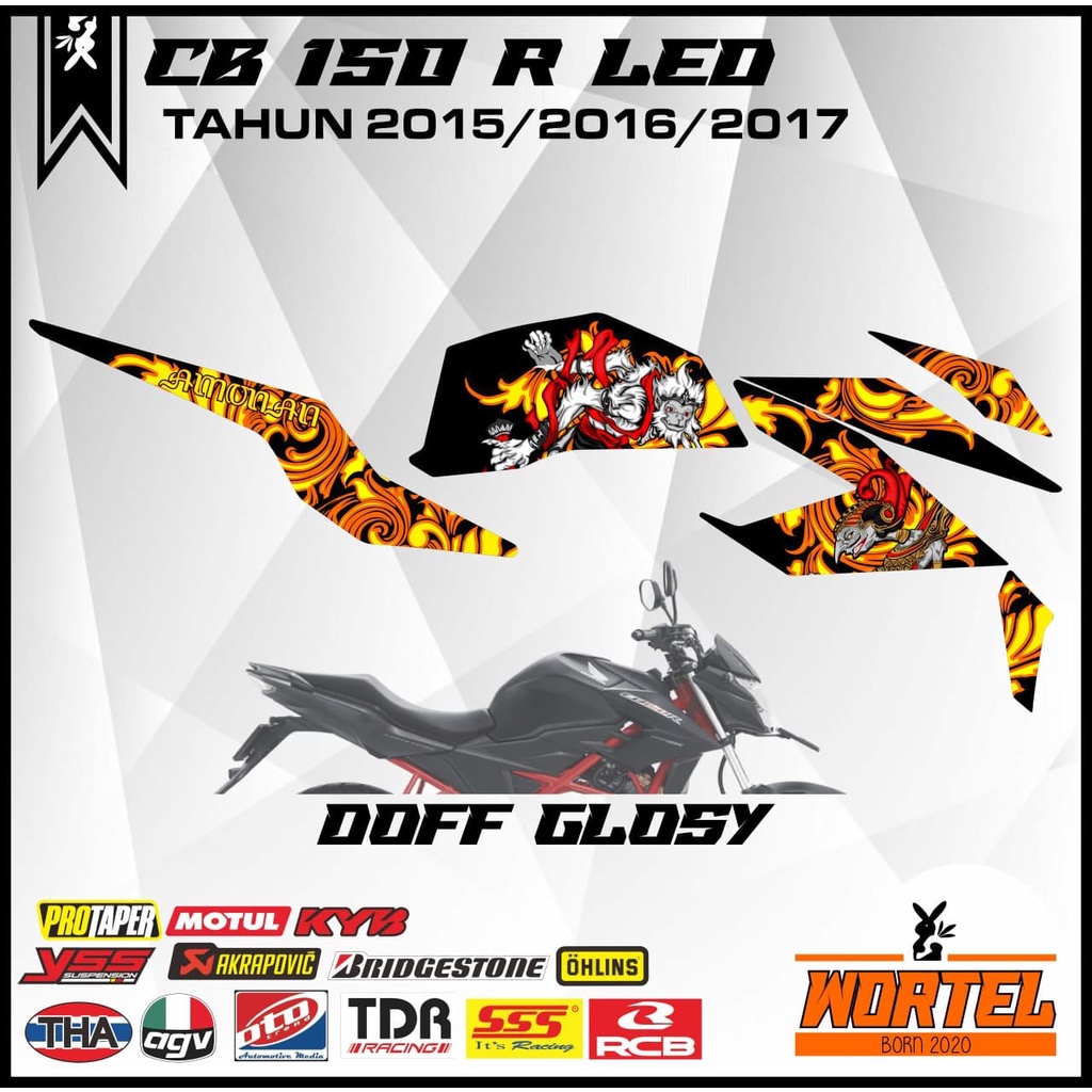 Jual Striping CB150R- Stiker lis Decal Motor CB 150 R Streetfire 2015 ...