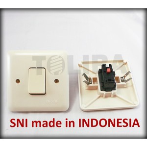 Jual saklar engkel isi 1 inbow ib broco / saklar broco tanam tembok new ...