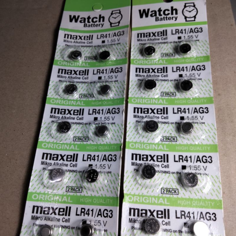 Jual BATERAI KANCING /BATERAI JAM LR41/AG3 | Shopee Indonesia