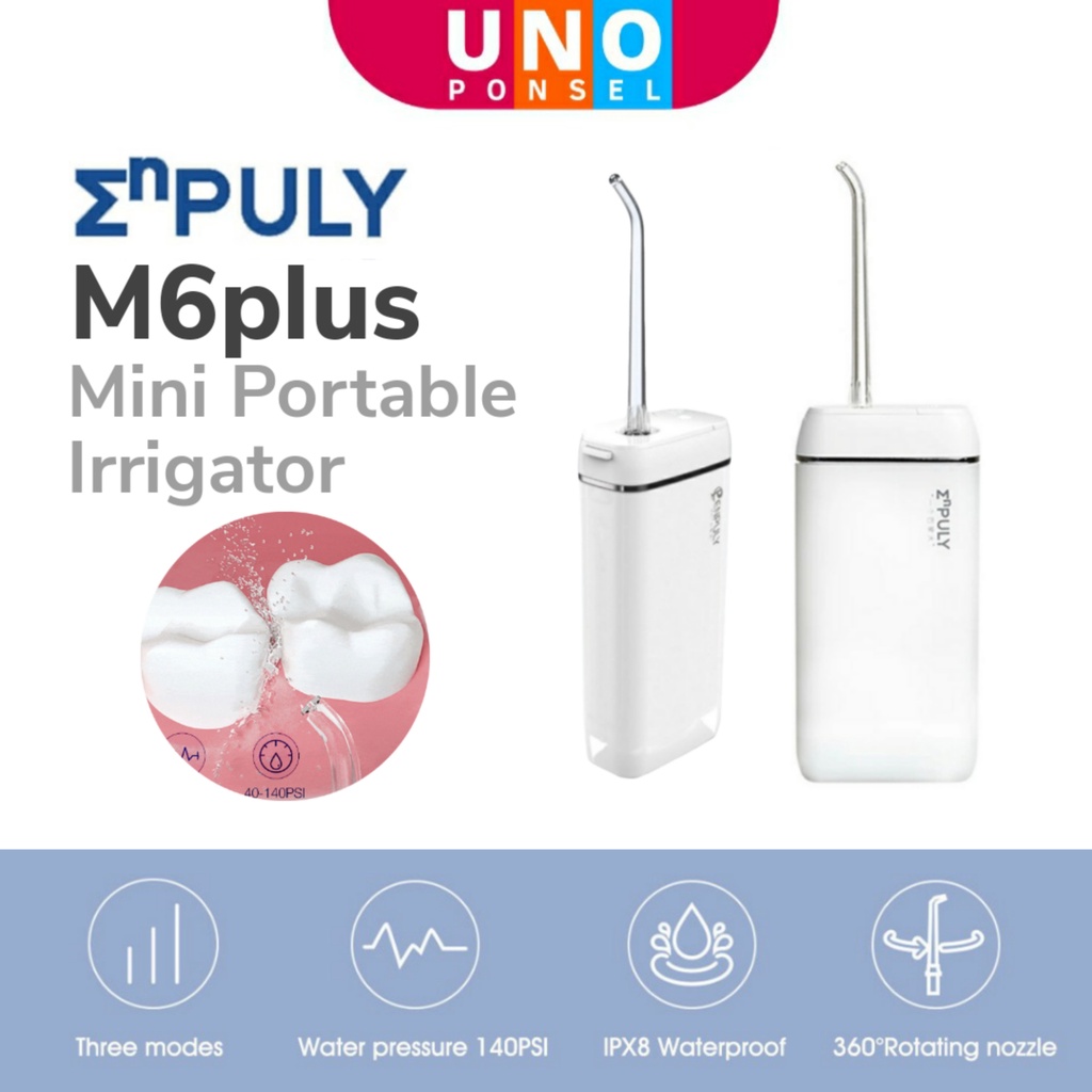 Jual Enpuly M6plus Mini Portable Oral Irrigator Dental Water Flosser | Shopee Indonesia