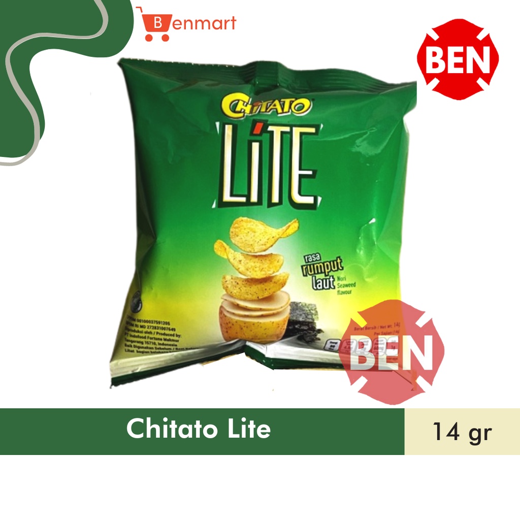 Jual Chitato Lite Rumput Laut 1 Renceng isi 10 Pcs 14g 14gr 14 g gr ...
