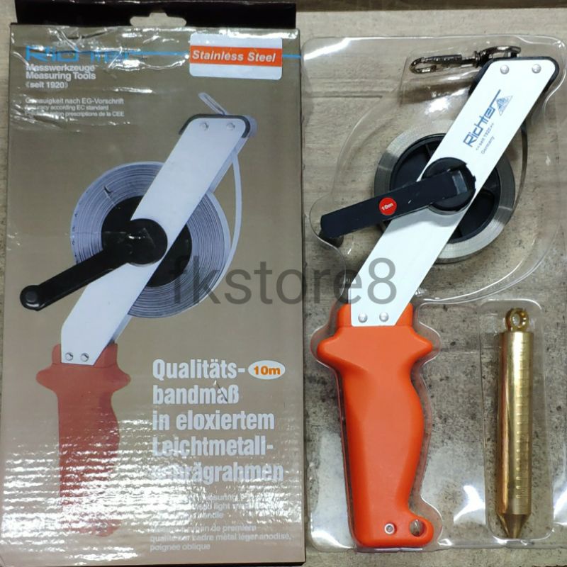 Jual Sounding Tape Richter 10M / Meteran Minyak 10 Meter Richter ...