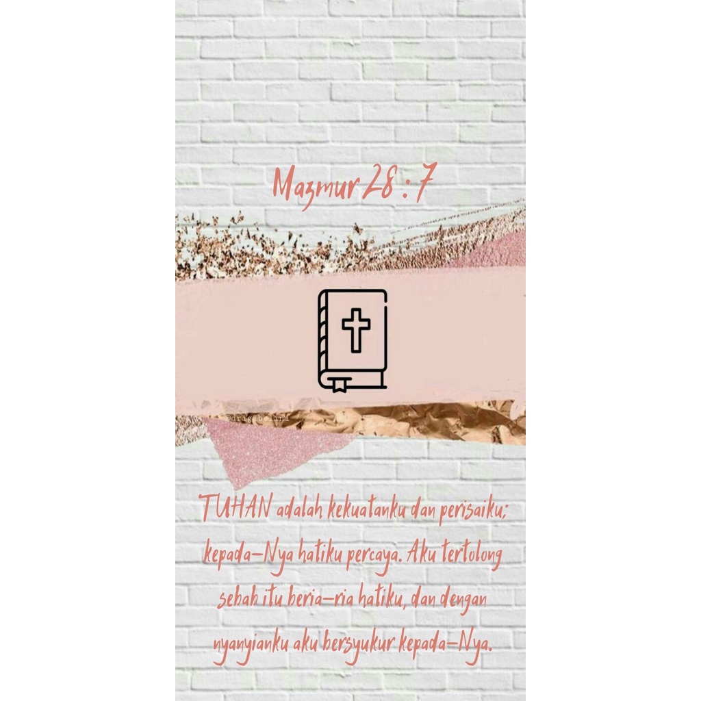 Jual 208/10x20cm/Hiasandinding/ayat/walldekor/katolik/protestan/rohani ...