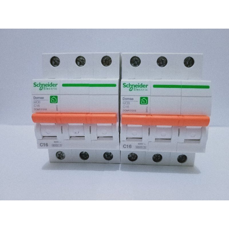 Jual MCB SCHNEIDER DOMAE 3p 6a,10a,16a,20a terbaru 6ka | Shopee Indonesia