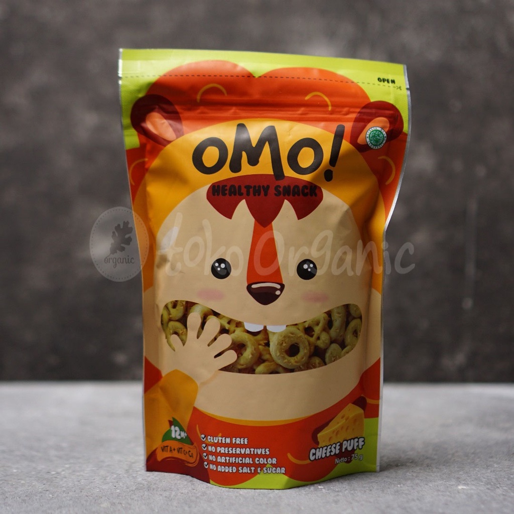 Jual Omo Healthy Snack Cheese Puff 75gr | Shopee Indonesia