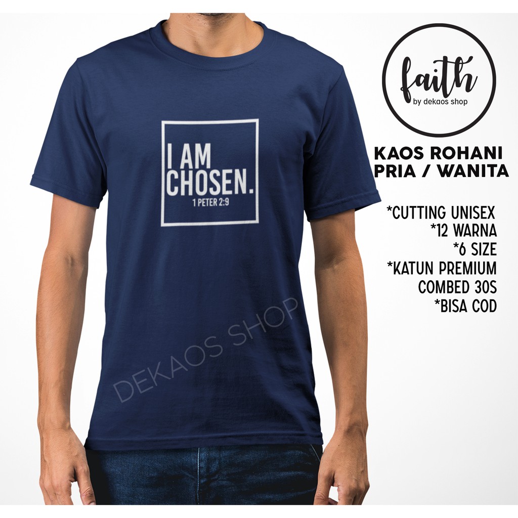 Jual KAOS ROHANI PRIA WANITA / KAOS ROHANI KRISTEN / KAOS ROHANI / KAOS ...