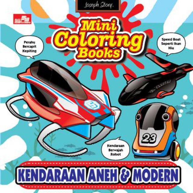 Jual Mini Coloring Books - Mobil Konsep Unik, Kendaraan Aneh dan Modern ...